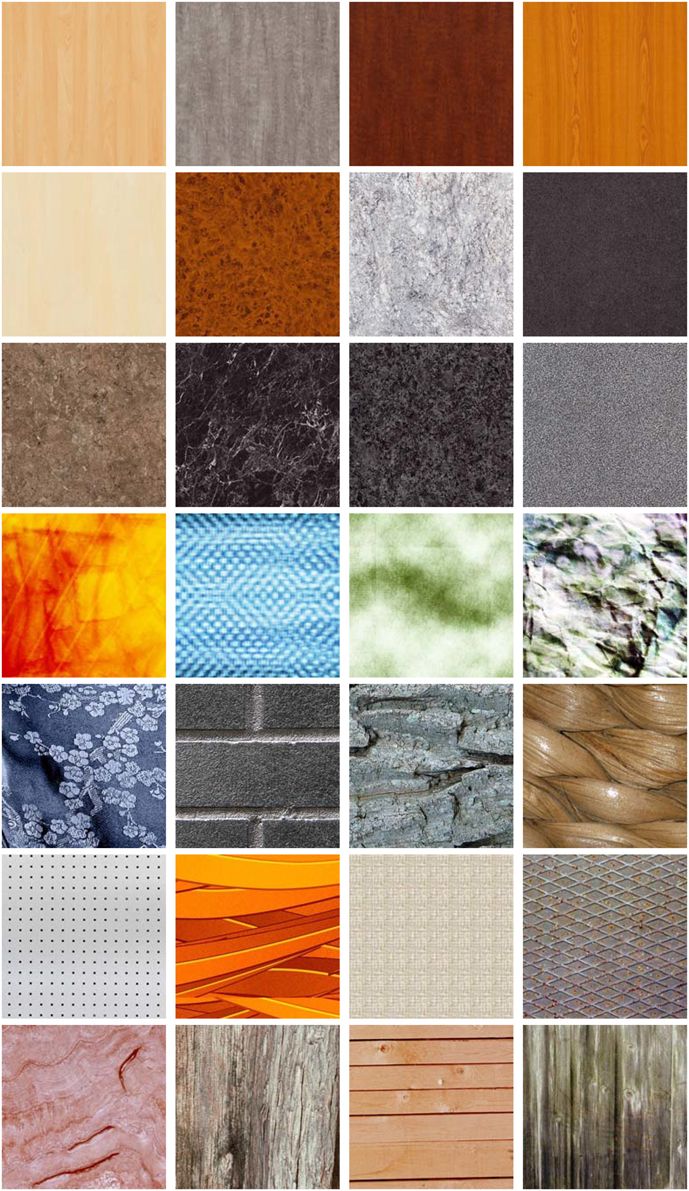 physical texture examples