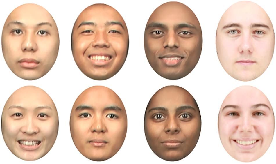 different races faces