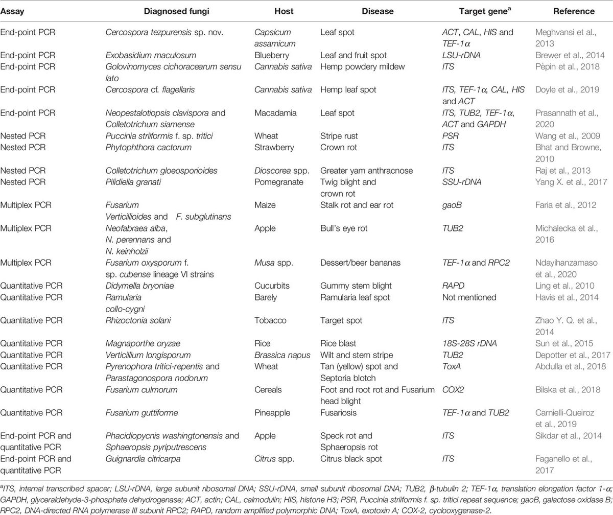 fungal pathogen examples