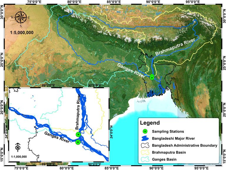 Ganga Brahmaputra Basin Map