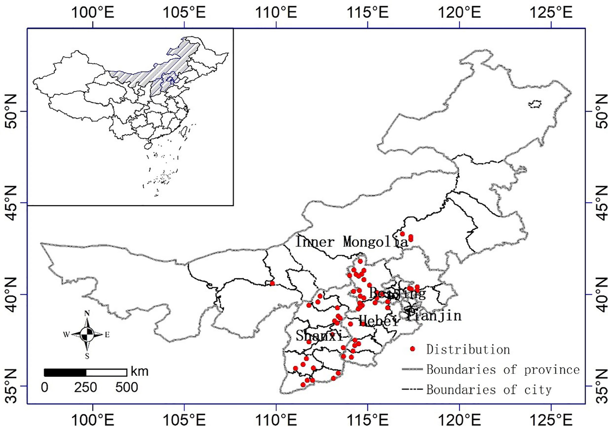 Frontiers | Modeling of the potential geographical distribution of ...