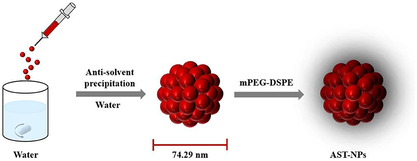 Frontiers Preparation Of Carrier Free Astaxanthin Nanoparticles With
