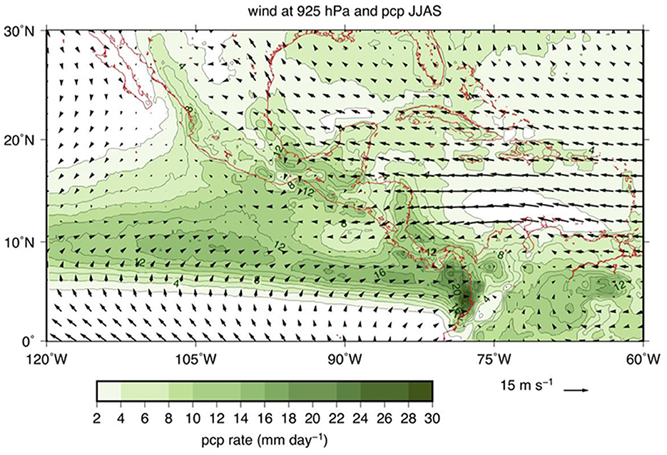 Frontiers | Inter ocean basin moisture fluxes and the onset of the ...