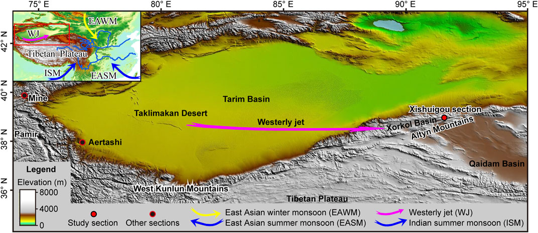 Frontiers | Expansion/shrinkage history of the Paratethys Sea during ...