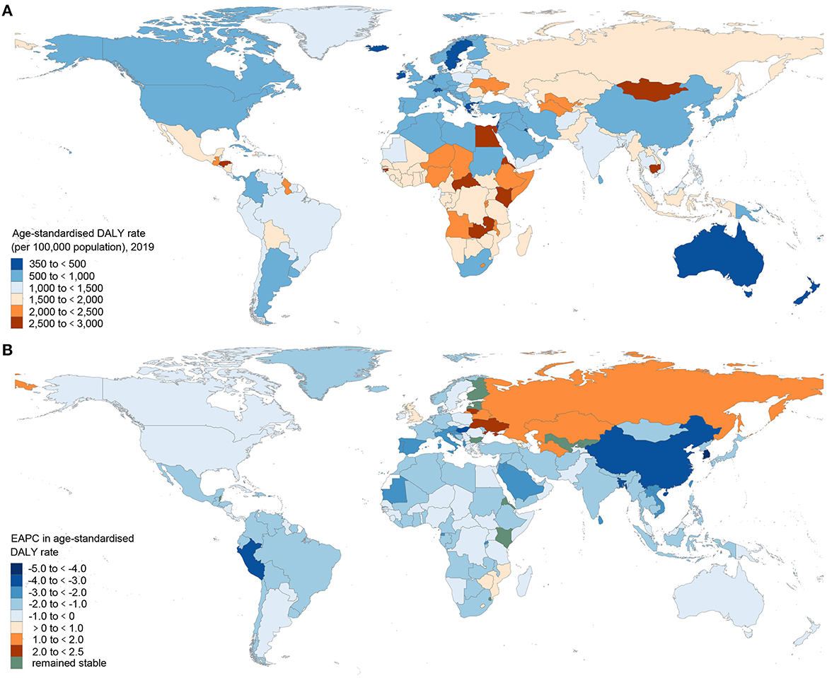 Frontiers | Global, regional, and national burden of 10 digestive ...