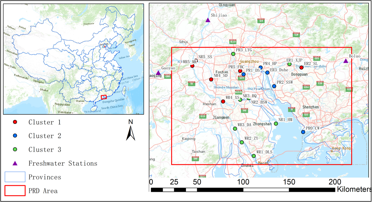 Frontiers | Impacts of river discharge, coastal geomorphology, and ...