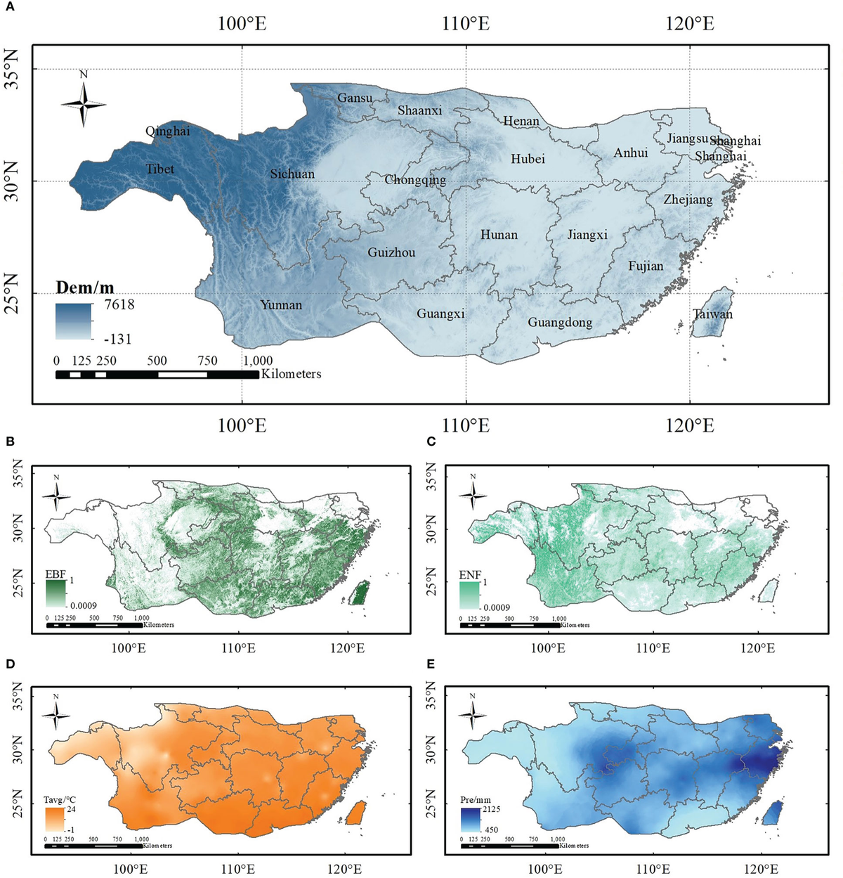 Frontiers | Spatiotemporal dynamic of subtropical forest carbon storage ... Frontiers | Spatiotemporal dynamic of subtropical forest carbon storage ...