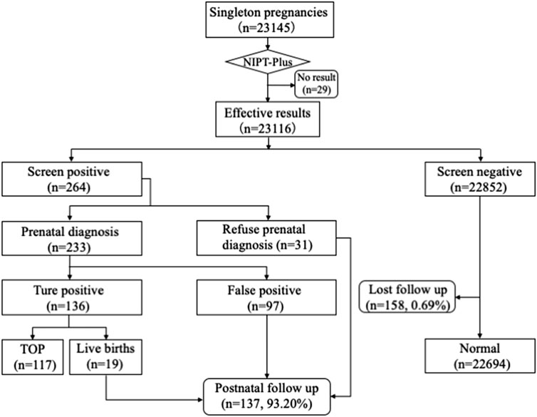Frontiers | Performance of expanded non-invasive prenatal testing for ...