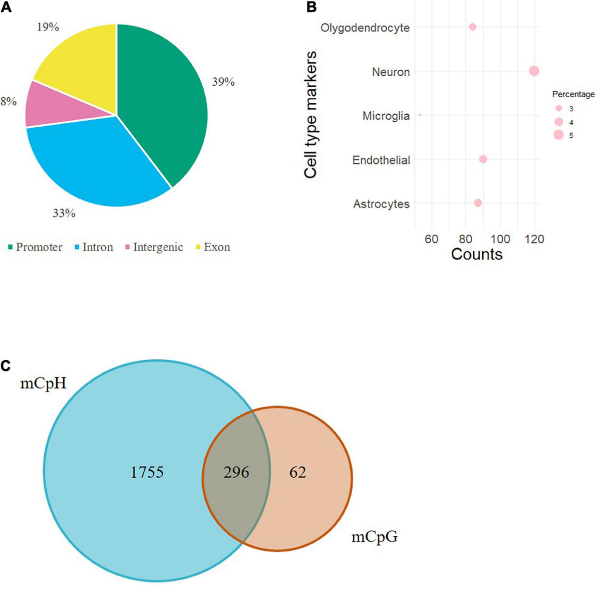 Frontiers | CpH methylome analysis in human cortical neurons identifies ...
