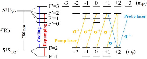 Frontiers | Cold-atom optical filtering enhanced by optical pumping