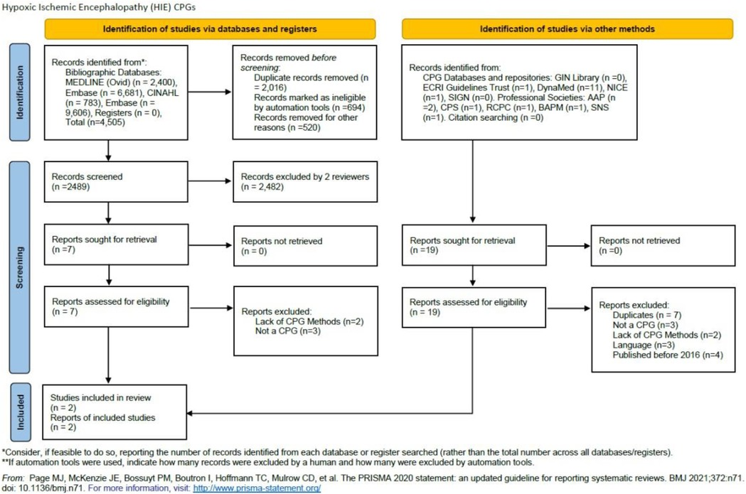 Frontiers | Clinical practice guidelines for neonatal hypoxic-ischemic ...