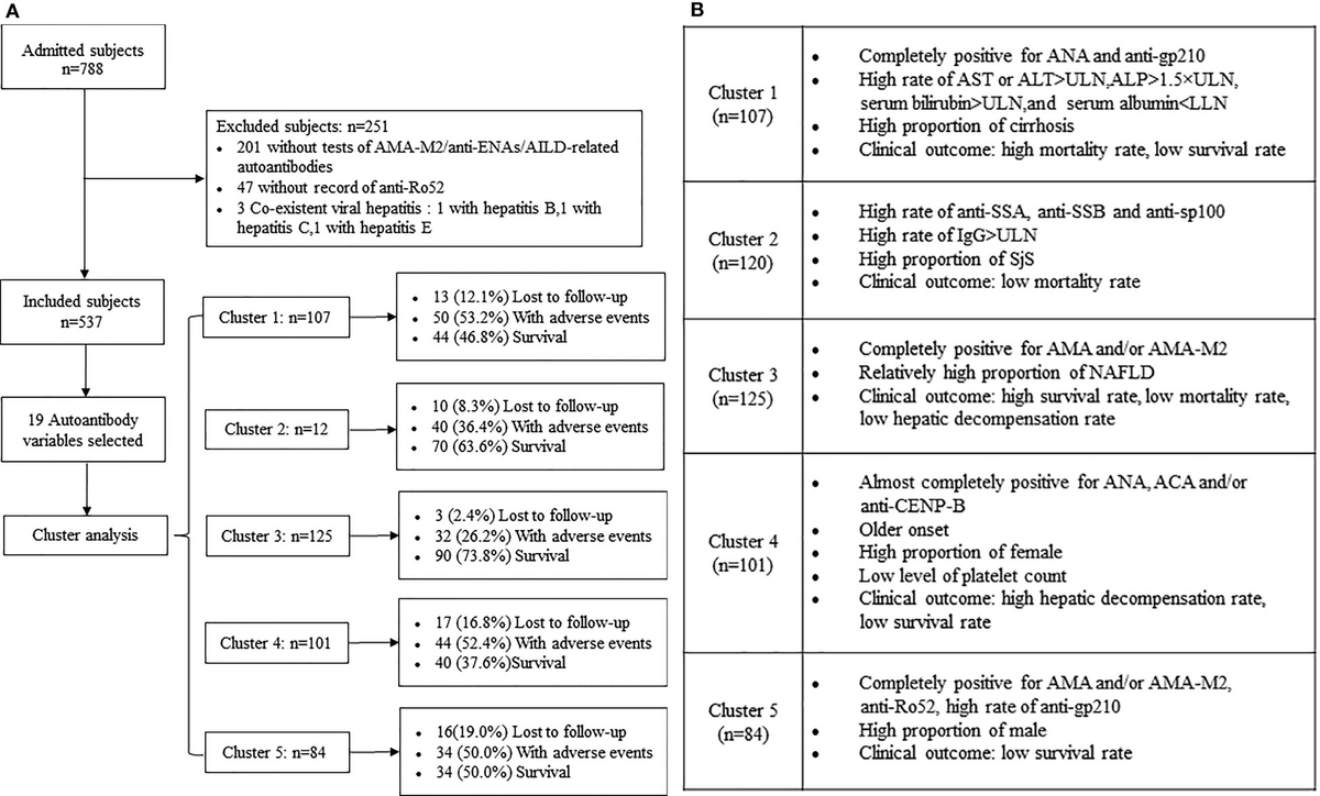 Frontiers | Using two-step cluster analysis to classify inpatients with primary biliary ...