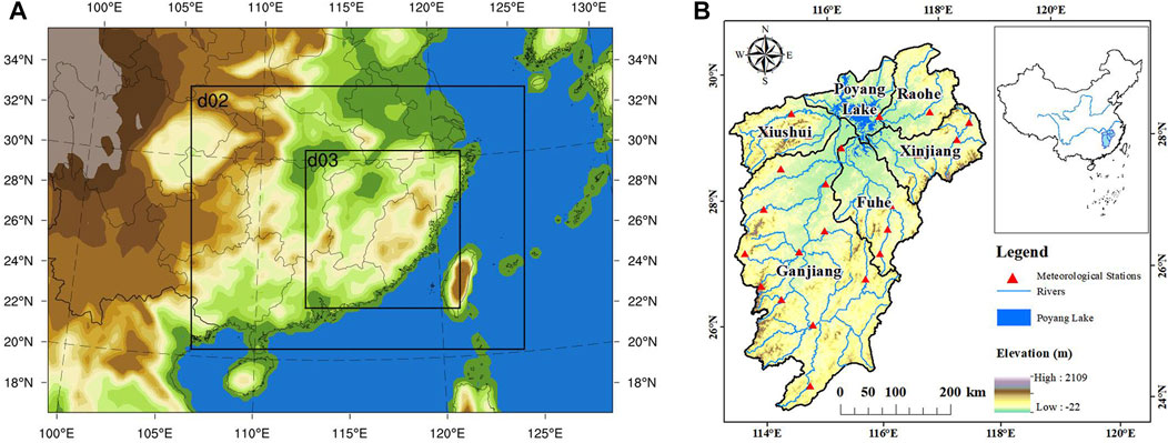 Frontiers | Sensitivity of WRF multiple parameterization schemes to ...