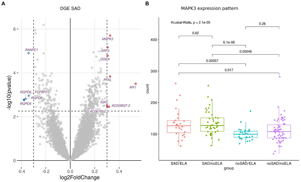 Frontiers | Blood transcriptome analysis suggests an indirect molecular ...