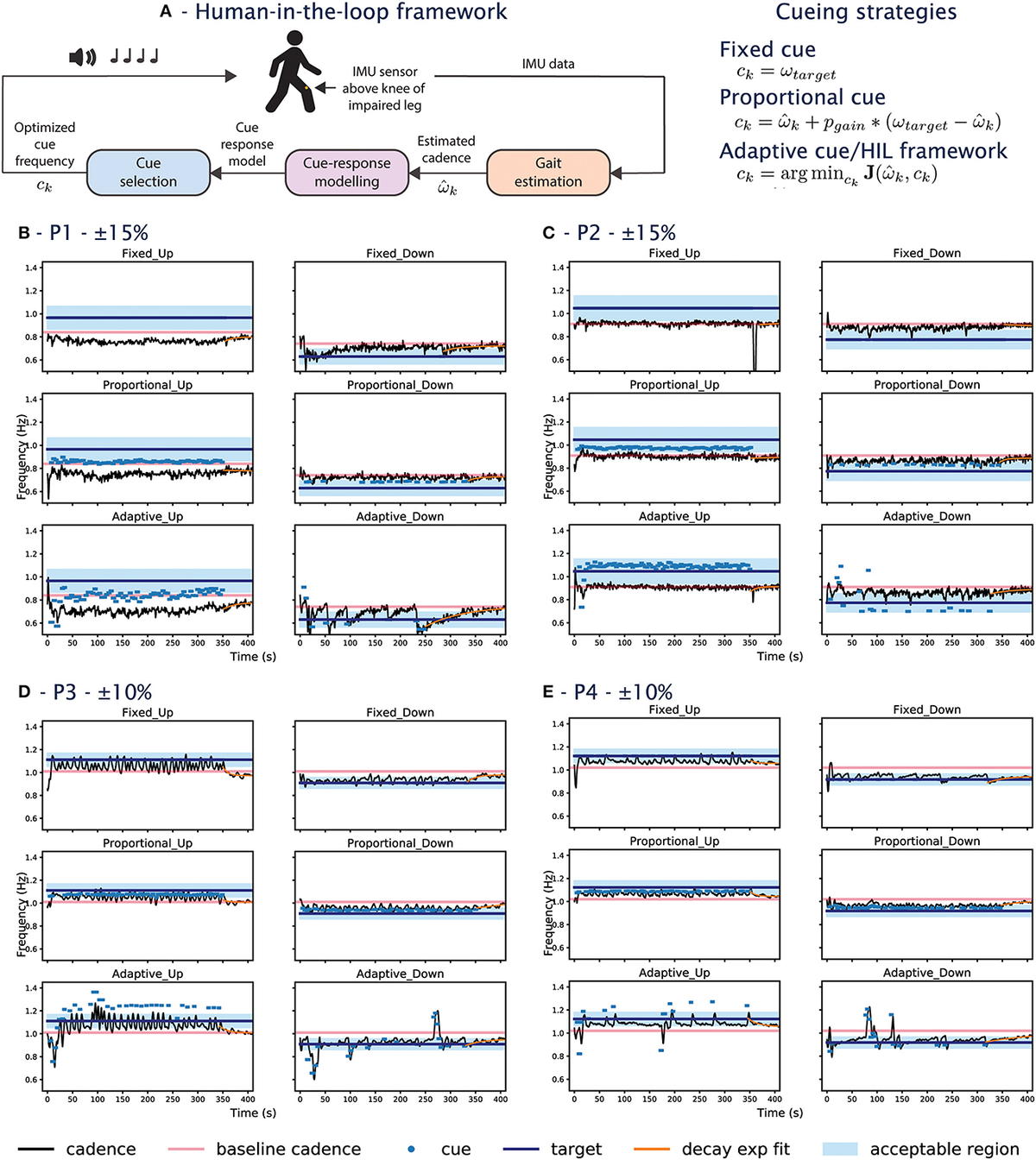Frontiers | Adaptive cueing strategy for gait modification: A case ...