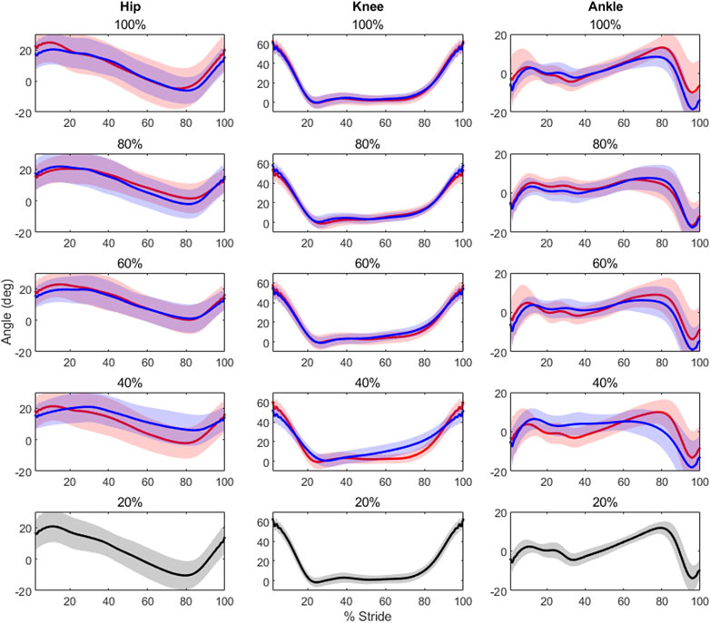 Frontiers | Effects of simulated hypo-gravity on lower limb kinematic ...
