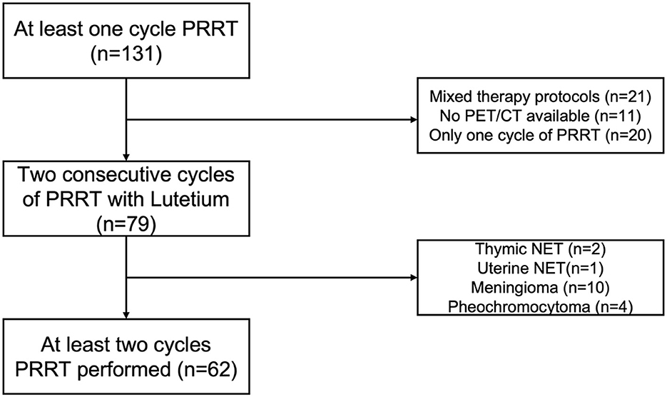 Frontiers | Long-term prognostic factors for PRRT in neuroendocrine tumors