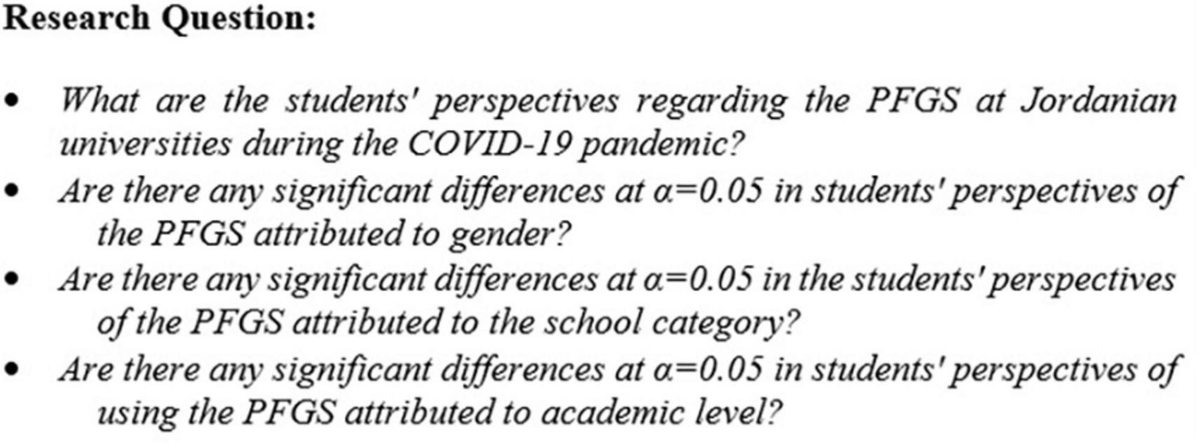 Frontiers | The pass/fail grading system at Jordanian universities for ...