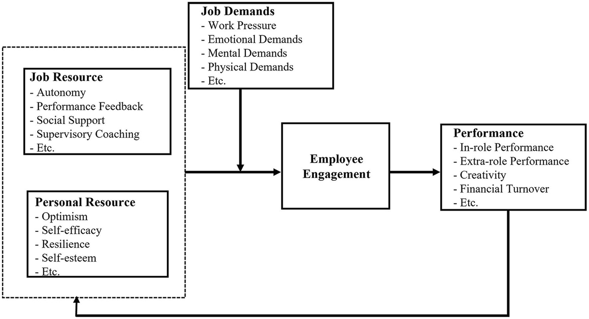 Frontiers | The job demands-resource model and performance: the ...