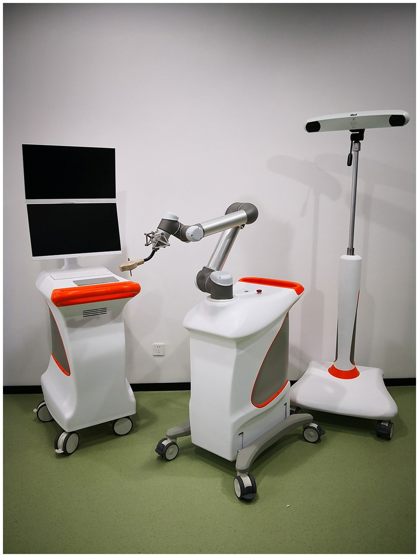 Frontiers | Unobstructed orthopaedic surgical robot assisted ...
