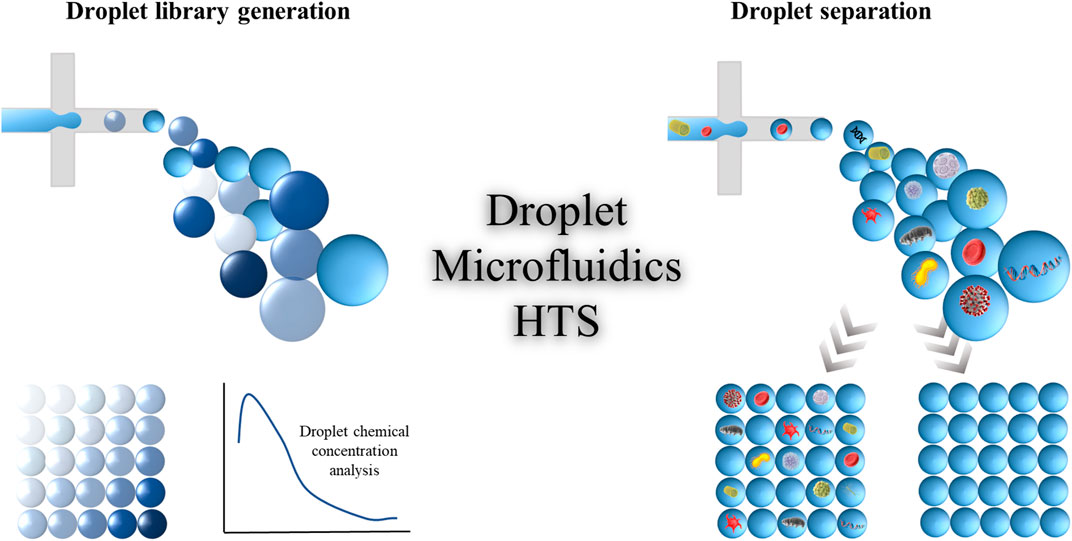 Frontiers | Droplet microfluidic technologies for next-generation high-throughput screening