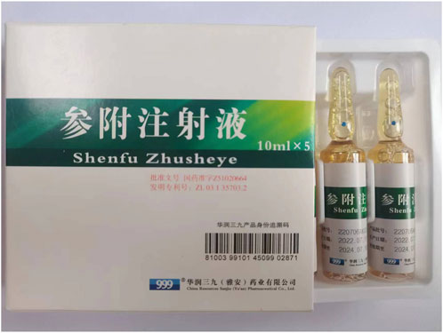 Frontiers | Shenfu injection: a review of pharmacological effects on ...
