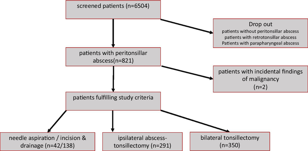 Frontiers | The peritonsillar abscess and its management – is incision ...