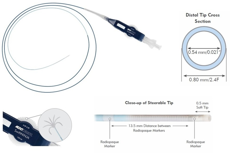 Frontiers | SwiftNINJA steerable microcatheter: a new kid on the block ...