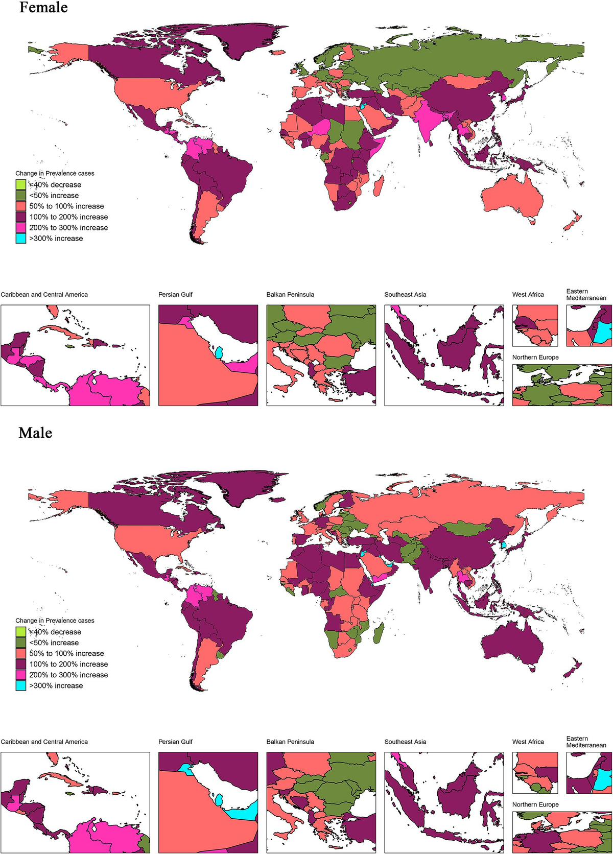 Frontiers | Trends in the global burden of vision loss among the older ...