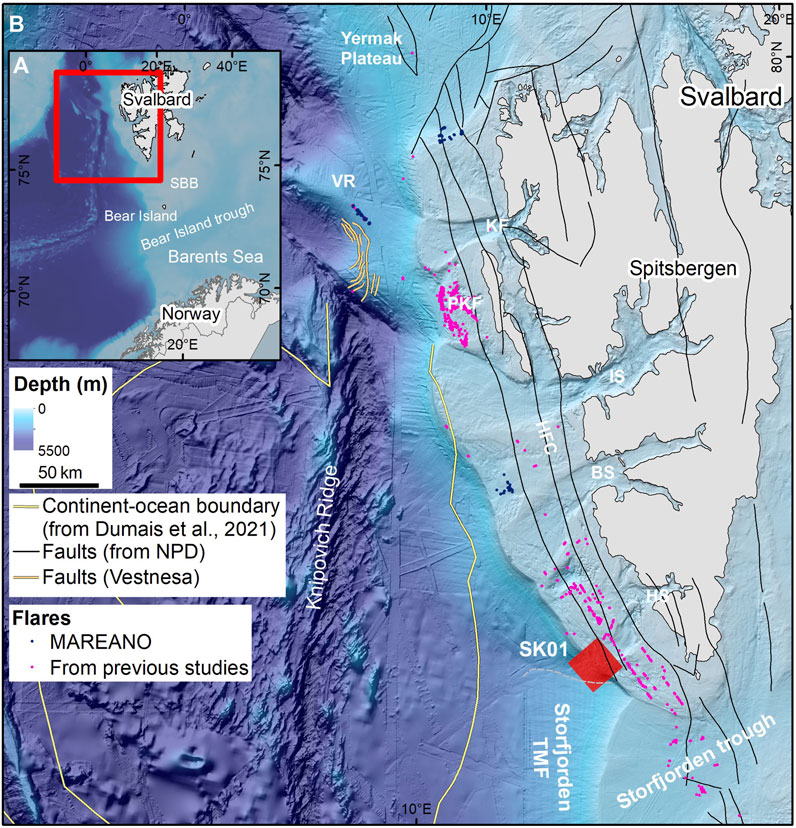 Frontiers | New cold seep sites on the continental slope southwest to ...