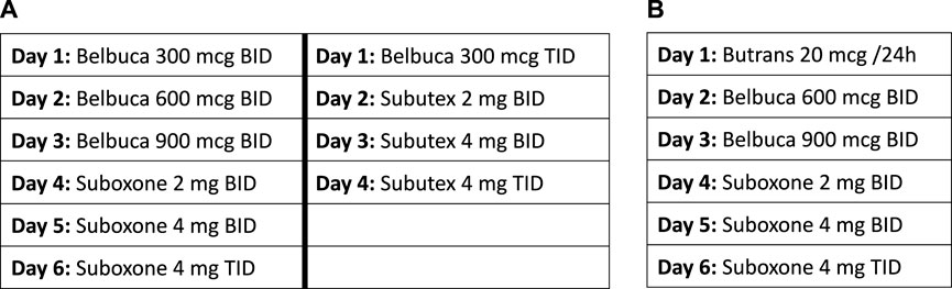 Frontiers | Case report: Successful induction of buprenorphine in ...