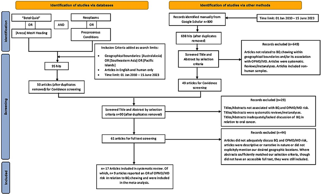 Frontiers | The association between betel quid use and oral potentially ...