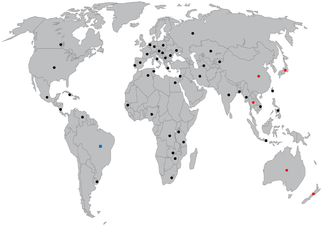 Frontiers | Cylindrospermopsis raciborskii: review of the distribution ...