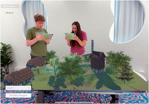 Frontiers | Fostering the AR illusion: a study of how people interact ...