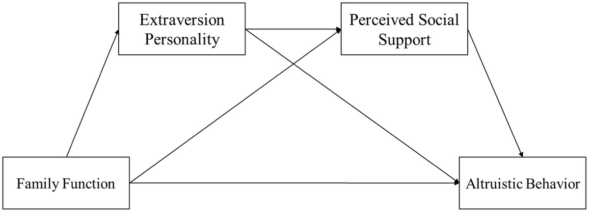 Frontiers | Family function and adolescent altruistic behavior: the ...