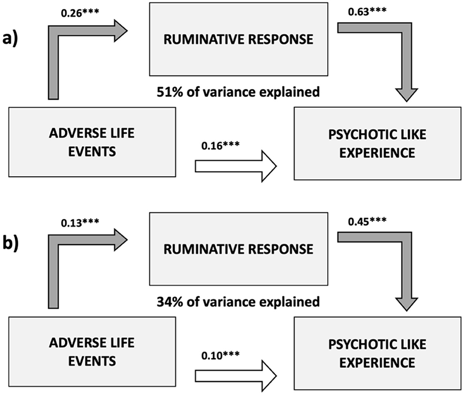 Frontiers | Ruminative thinking mediates the effects of exposure to ...