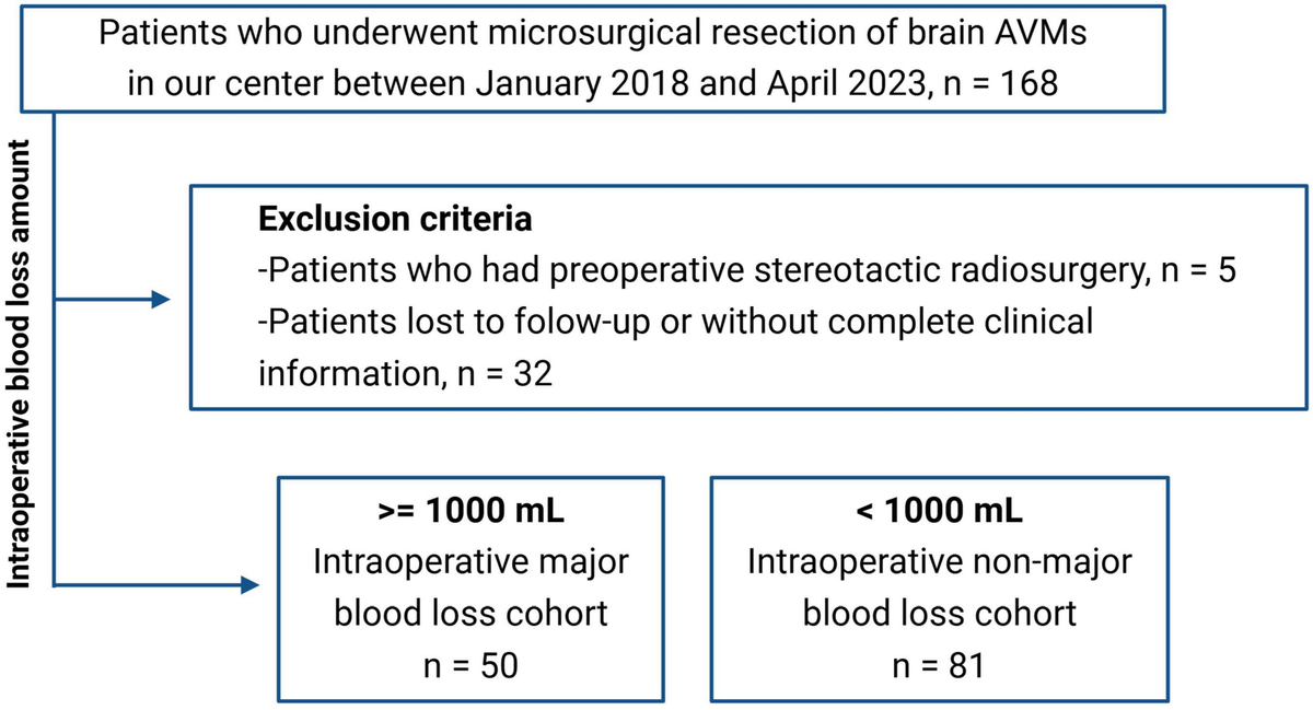 Frontiers | Predicting intraoperative major blood loss in microsurgery for brain arteriovenous ...