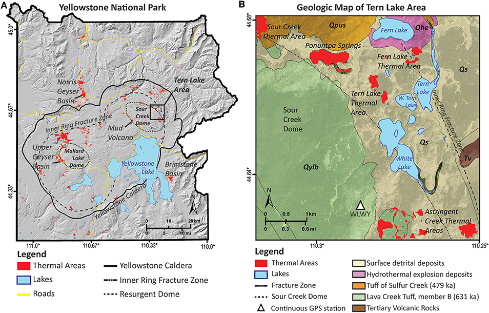 Yellowstone Hot Pools Map Frontiers | A Newly Emerging Thermal Area In