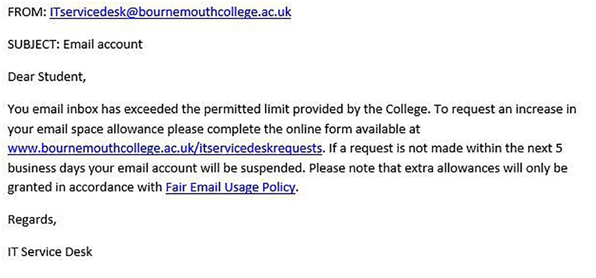 Frontiers | Understanding Phishing Email Processing and Perceived ...