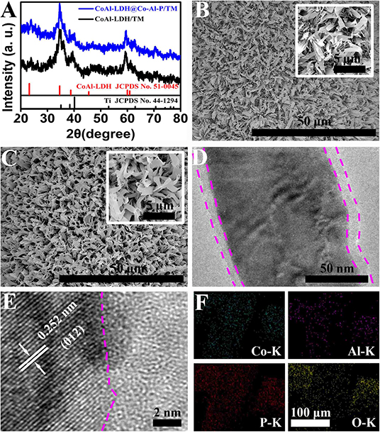 Frontiers | In-situ Formation of Amorphous Co-Al-P Layer on CoAl ...