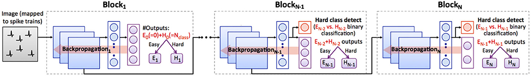 Frontiers | BlocTrain: Block-Wise Conditional Training and Inference for Efficient Spike-Based ...