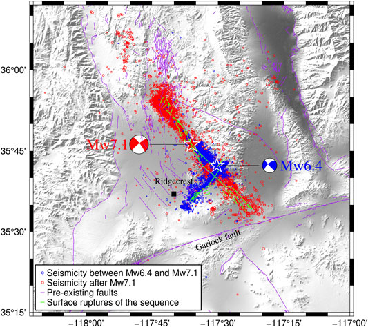 Frontiers | Small Fractures Caused by the 2019 Ridgecrest Earthquake ...