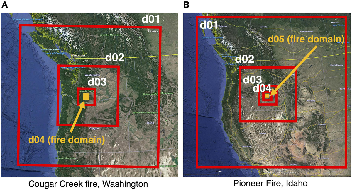 Frontiers | Integration of a Coupled Fire-Atmosphere Model Into a ...