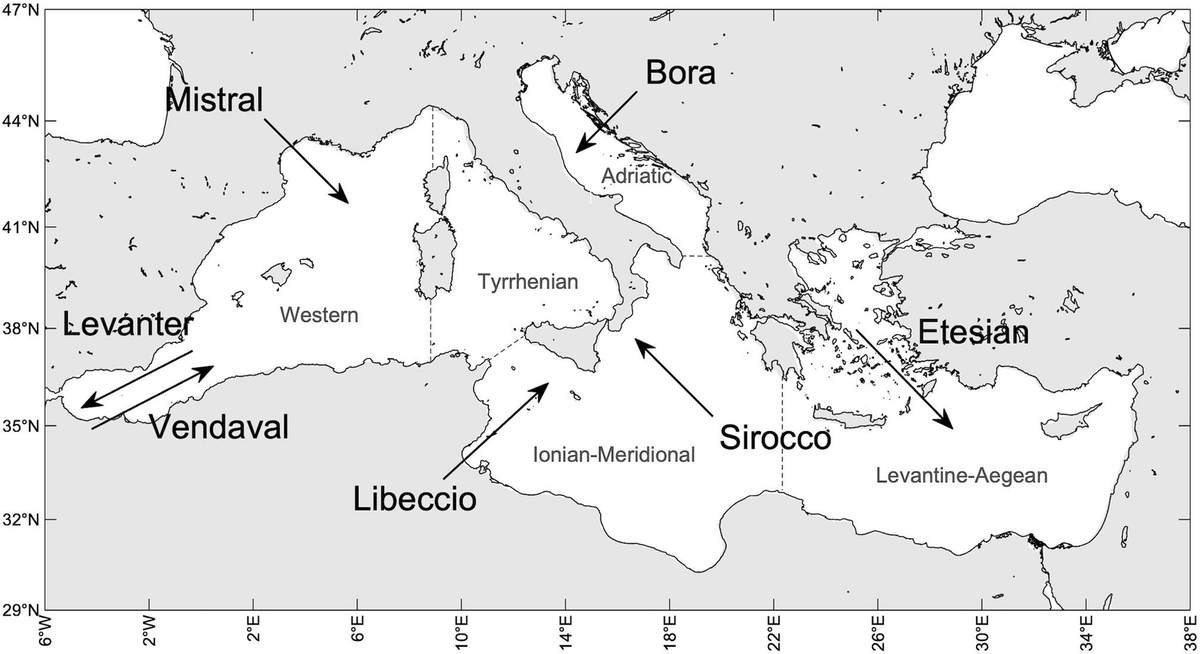Frontiers | Wind Waves in the Mediterranean Sea: An ERA5 Reanalysis ...