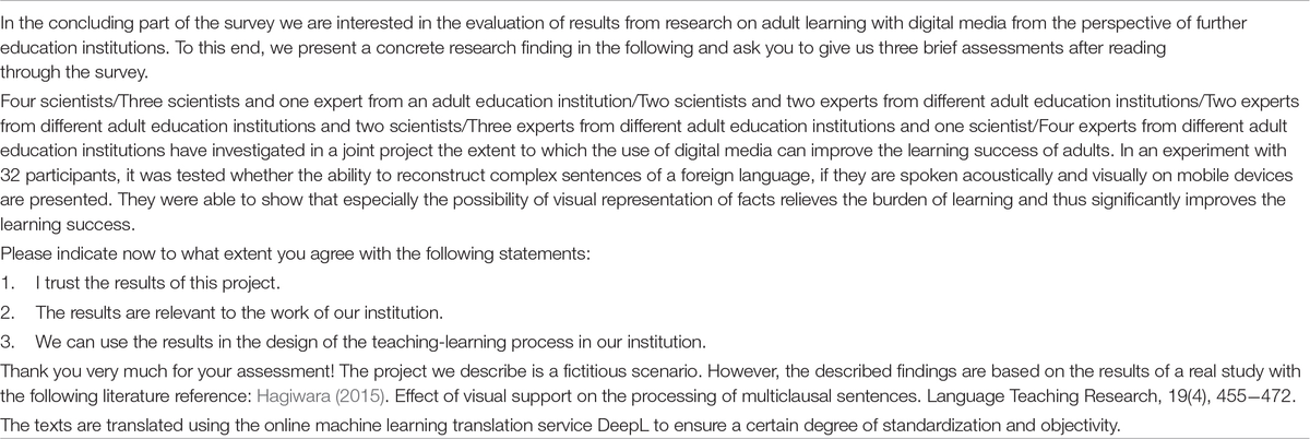 Frontiers | Bridging the Gap Between Science and Practice: Research ...