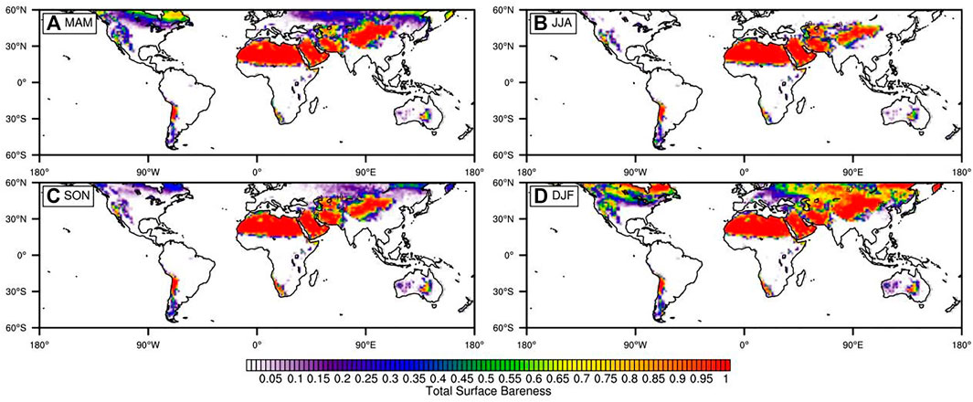 Frontiers | Dynamic Dust Source Regions and the Associated Natural and ...