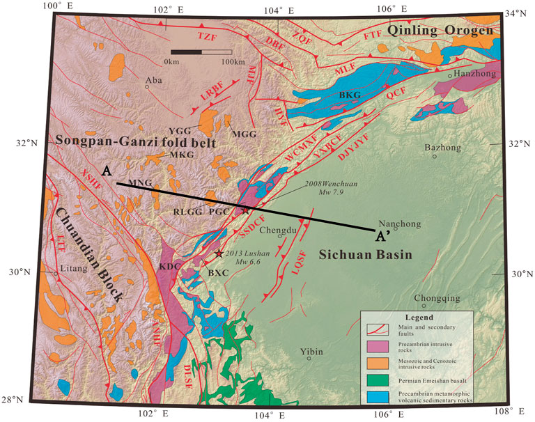 Frontiers | Magnetic Structure and its Tectonic Implication Around ...