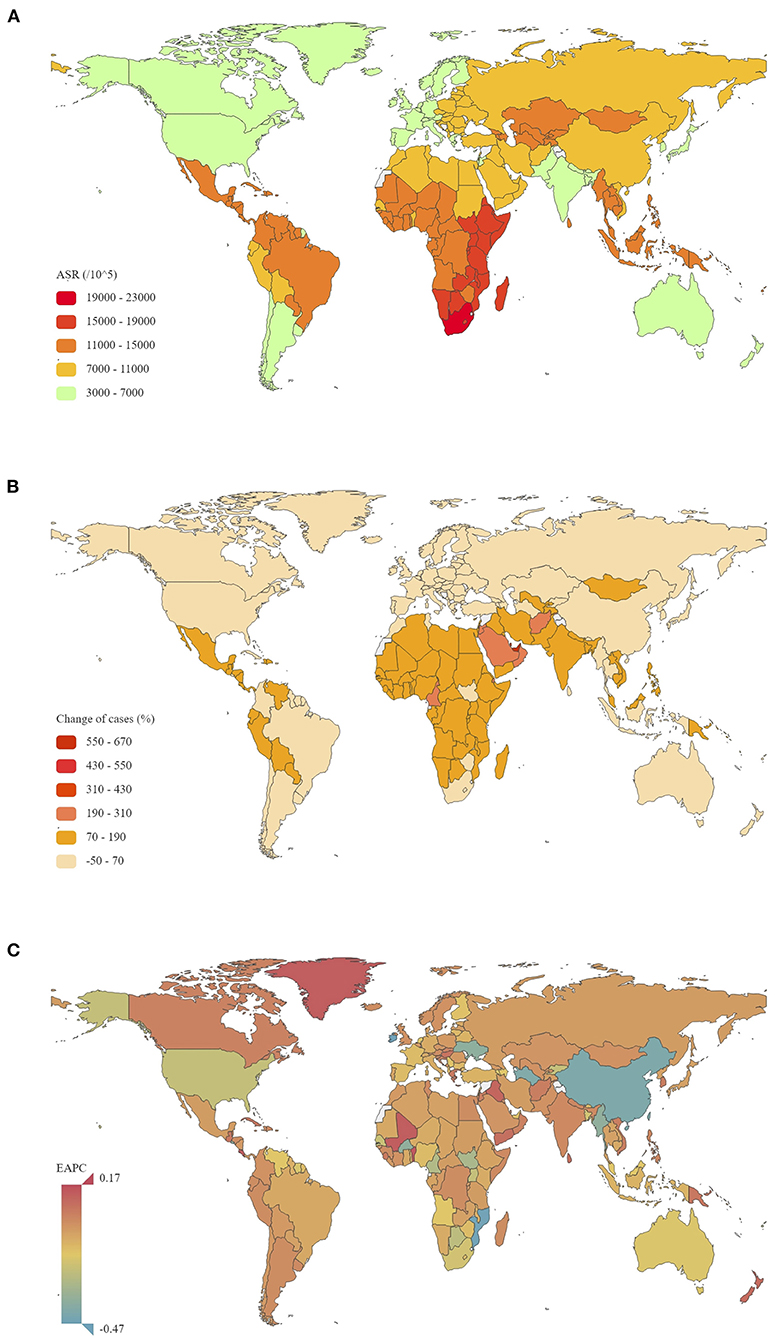 Frontiers Incidence Trends Of Five Common Sexually Transmitted