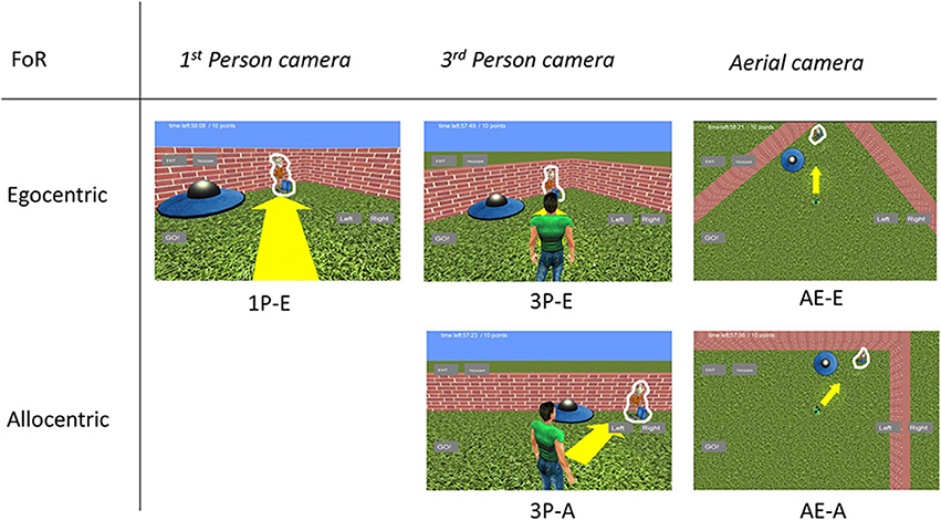 Frontiers | Reference frames in virtual spatial navigation are viewpoint dependent