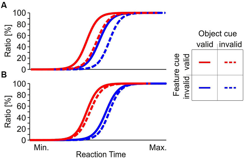 Frontiers | Attentional spreading to task-irrelevant object features: experimental support and a ...